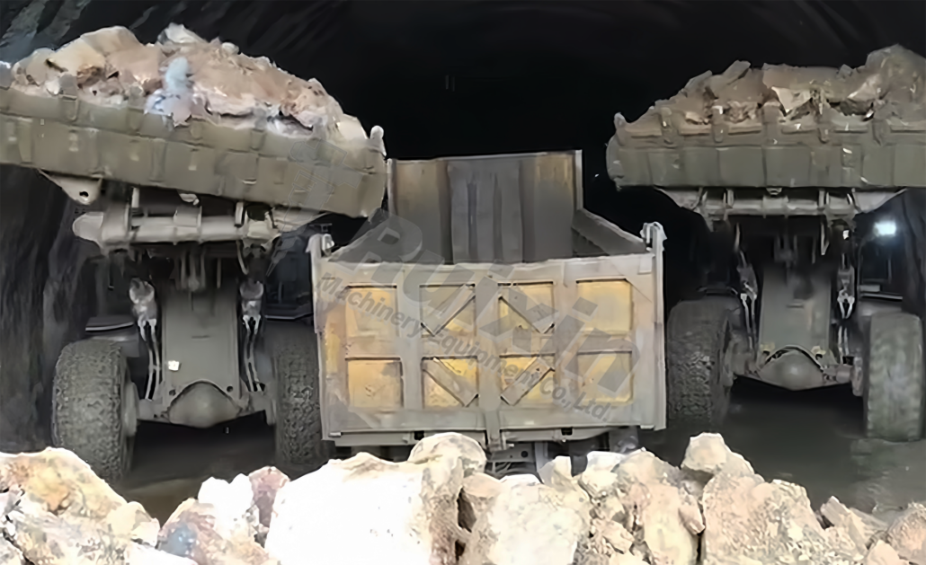 Core Workhorses for Mine Construction: Loader Loading + Dump Truck ...